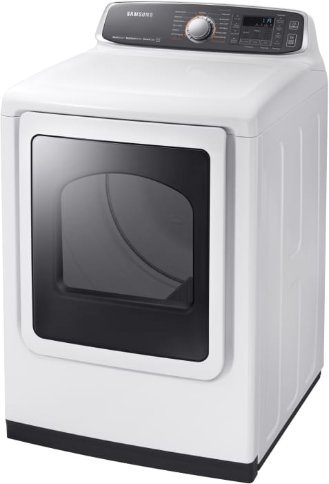 Samsung DVE52M7750W 27 Inch Electric Dryer with 7.4 cu. ft. Capacity ...