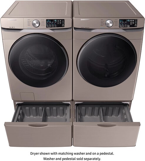 Samsung SAWADRGC61003 Stacked Washer & Dryer Set with Front Load Washer ...