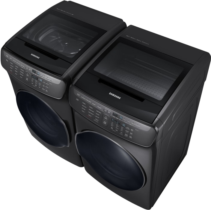 Samsung DVE55M9600V 27 Inch Electric Smart Dryer with 7.5 Cu. Ft ...