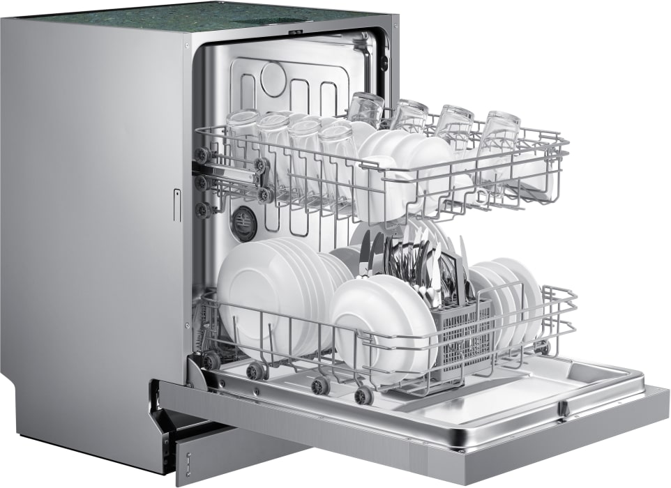 Samsung DW60R2014US 24 Inch Full Console Dishwasher with 12 Place ...