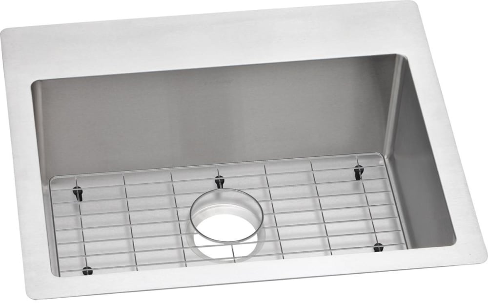Elkay ECTSR25229TBG0 25 Inch Single Bowl Dual Mount Kitchen Sink Kit ...