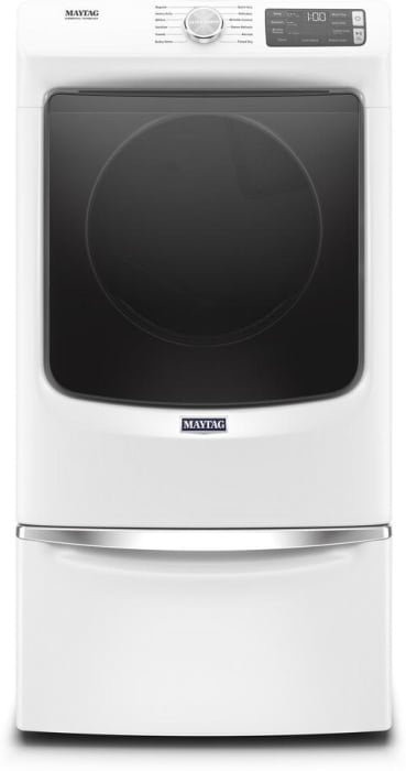 Maytag MED6630HW 27 Inch Electric Dryer with 7.3 Cu. Ft. Capacity ...