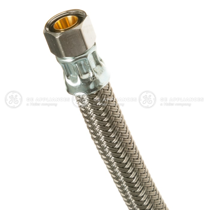 GE WX28X326 6 Ft. Stainless Steel Dishwasher Connector Kit with Adapter