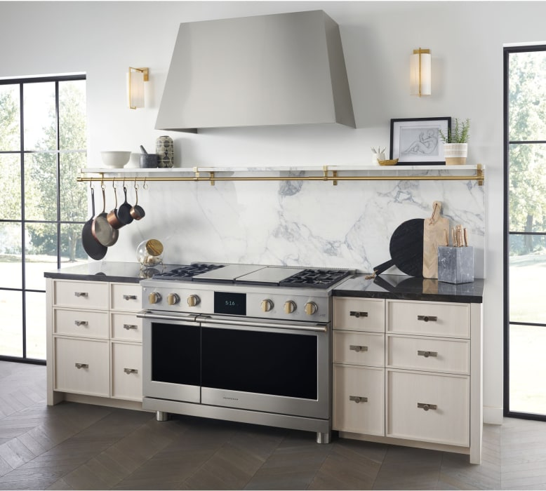 Monogram ZVC48STSS 48 Inch Custom Wall Mounted Stainless Steel Hood