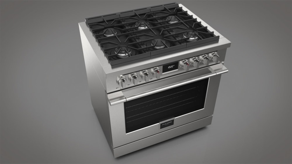 Fulgor Milano F4PDF366S1 36 Inch Pro-Style Dual Fuel Range with 5.7 Cu ...
