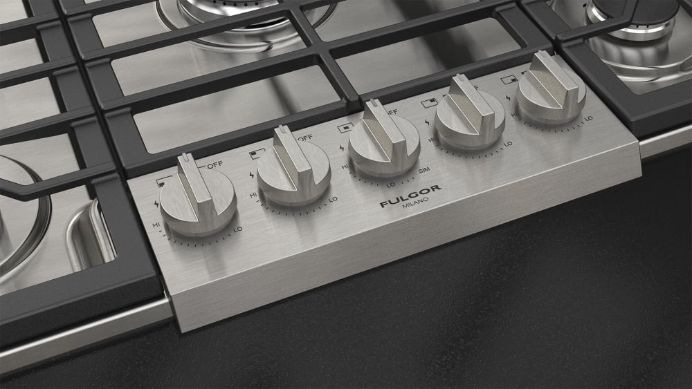 Fulgor Milano F4PGK305S2 30 Inch Pro-Style Gas Cooktop with 5 Burners ...