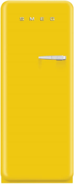 Smeg FAB28UYWL1 24 Inch Refrigerator with 9.22 cu. ft. Capacity ...