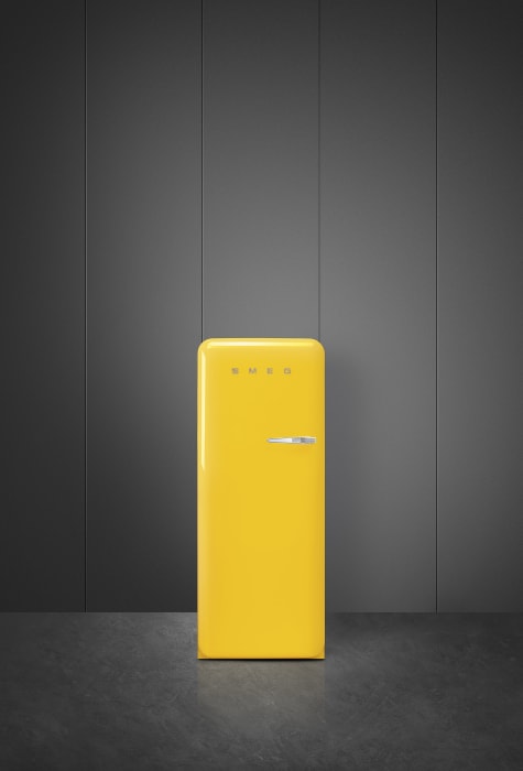 Smeg FAB28UYWL1 24 Inch Refrigerator with 9.22 cu. ft. Capacity ...