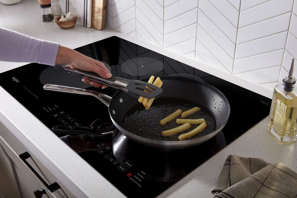 Whirlpool WCI55US0JB 30 Inch Induction Cooktop with 4 Elements, Fast ...