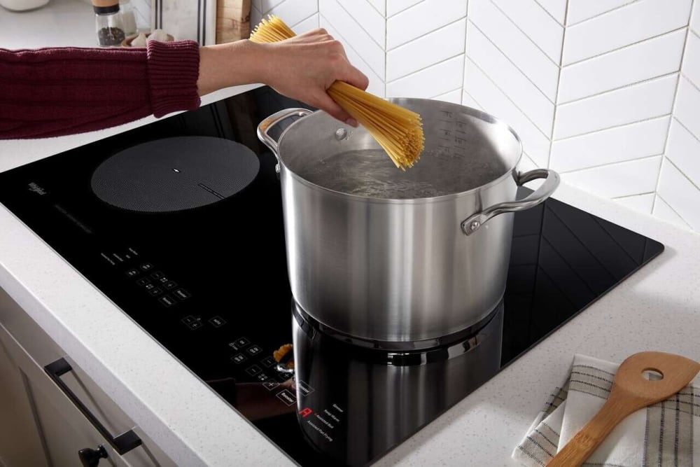 Whirlpool WCI55US0JB 30 Inch Induction Cooktop with 4 Elements, Fast ...