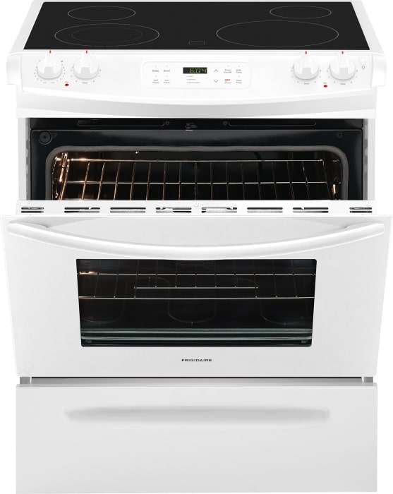 Frigidaire FFES3026TW 30 Inch Slide-In Electric Range with SpaceWise ...