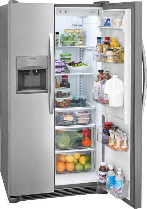 Frigidaire FFSS2615TS 36 Inch Side-by-Side Refrigerator with 25.5 Cu ...