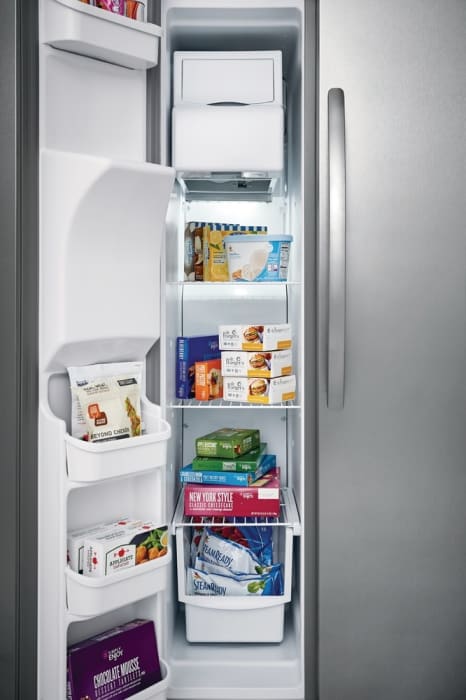 Frigidaire FFSS2615TS 36 Inch Side-by-Side Refrigerator with 25.5 Cu ...
