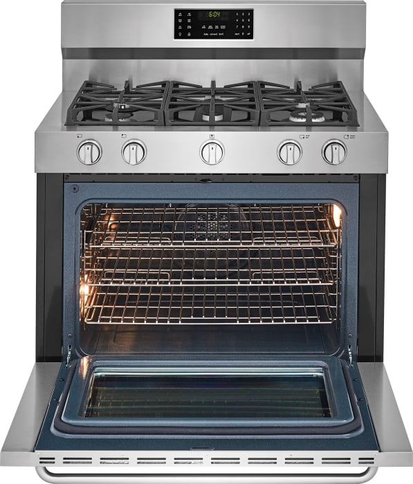 Frigidaire FGDF4085TS 40 Inch Freestanding Dual Fuel Range with True ...