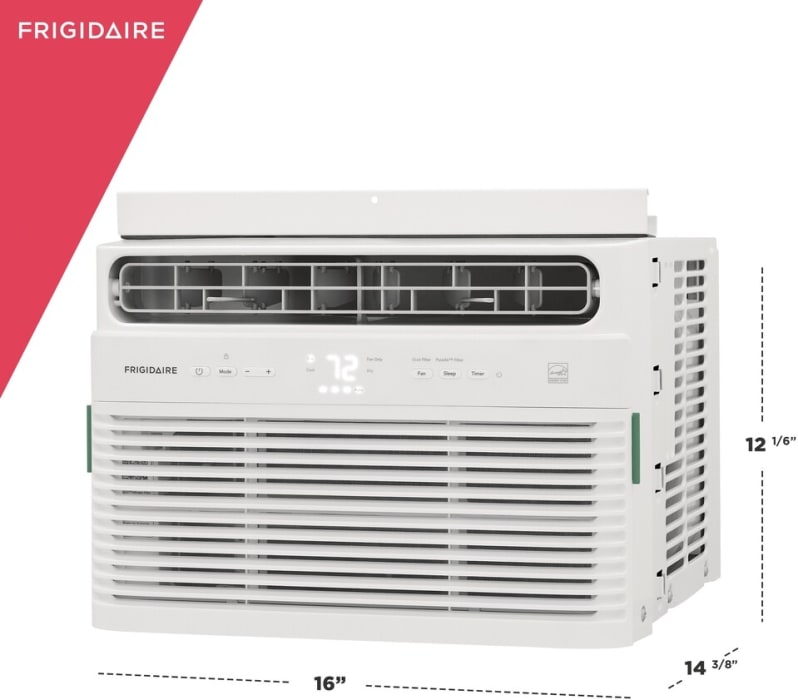 Frigidaire FHWC054WB1 Window Air Conditioner with Electronic Controls, Remote Control, 3 Fan ...