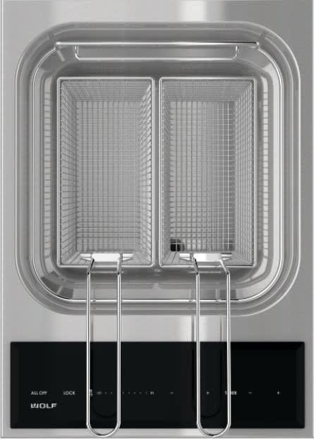Wolf FM15TFS 15 Inch Electric Fryer with 1 Element, 2700-Watt Heating ...