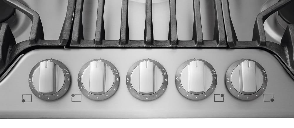 Frigidaire FPGC3677RS Gas Cooktop with 5 Sealed Burners, Continuous ...