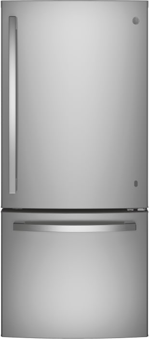 GE GBE21DYKFS 30 Inch Bottom Freezer Refrigerator with 21 Cu. Ft ...
