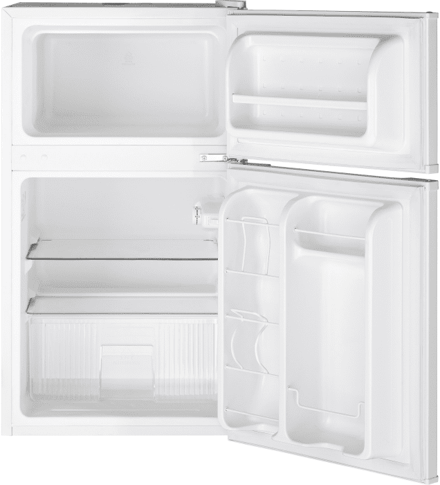 GE GDE03GGKWW 19 Inch Top Freezer Compact Refrigerator with 3.1 Cu. Ft ...