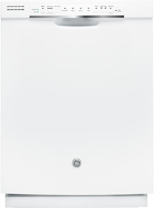 GE GDF570SGFWW Fully Console Dishwasher with 16-Place Settings, 4 Wash ...