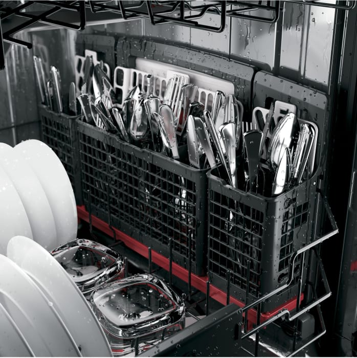 Cafe CDT835SSJSS 24 Inch Fully Integrated Dishwasher with Piranha™ Food ...