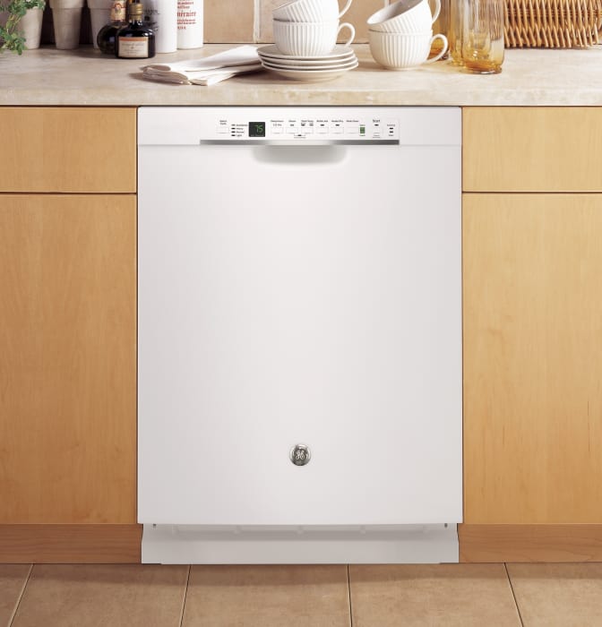 GE GDF650SGJWW 24 Inch Full Console Dishwasher with 16-Place Settings ...