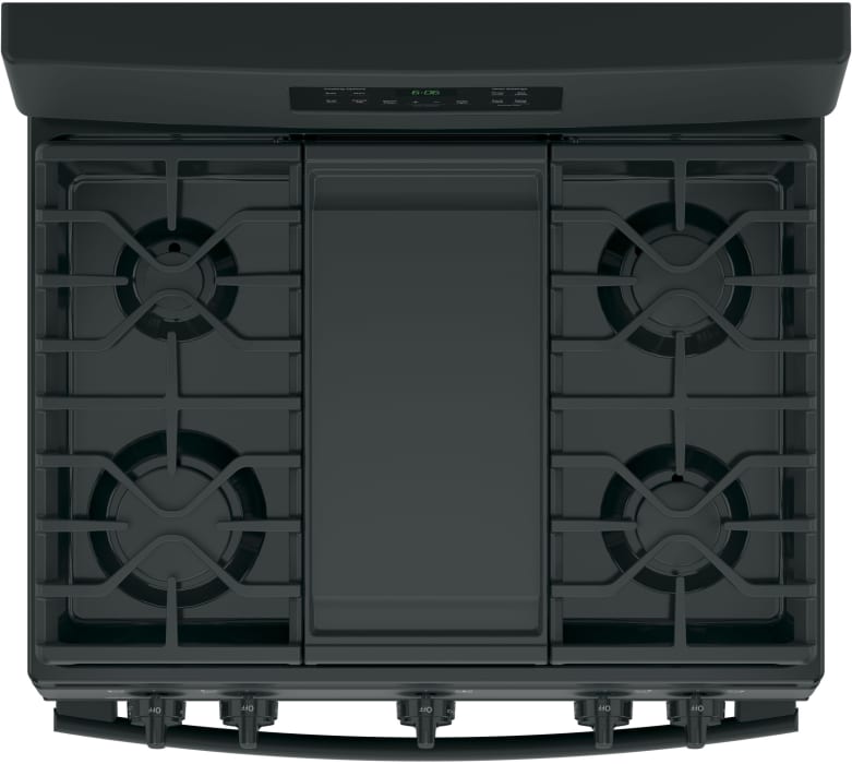 GE JGBS66DEKBB 30 Inch Free-Standing Gas Range with 5 Sealed Burners, 5 ...