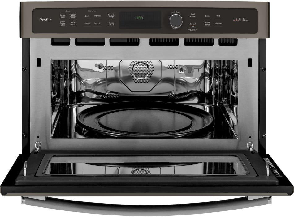 GE PSB9100EFES 27 Inch Single Electric Speed Oven with 1.7 cu. ft ...