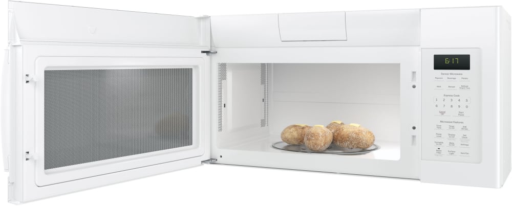GE JVM6175DKWW 1.7 cu. ft. Over-the-Range Microwave with 1,000 Watts ...