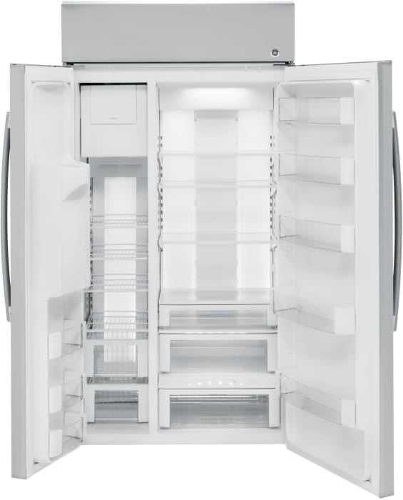 GE PSB42YSKSS 42 Inch Built-In Side-by-Side Refrigerator with 24.3 cu ...