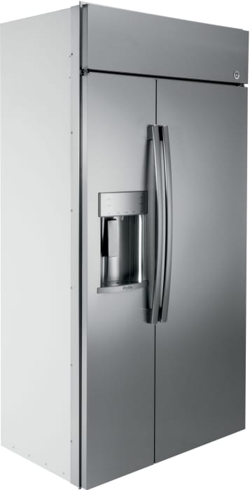 GE PSB42YSKSS 42 Inch Built-In Side-by-Side Refrigerator with 24.3 cu ...