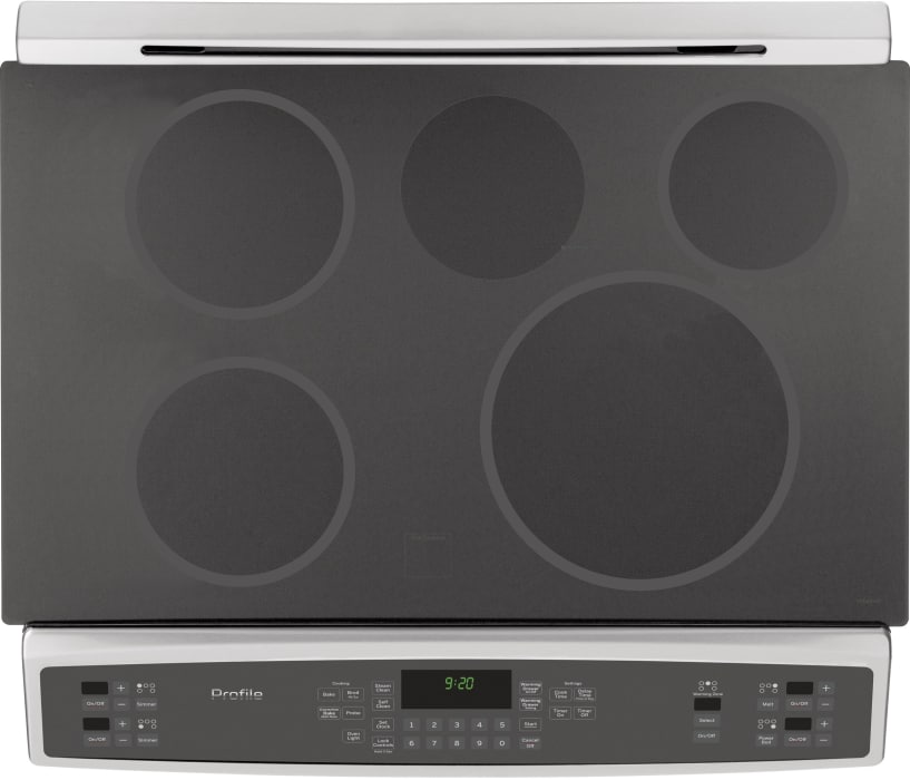 GE PHS920SFSS 30 Inch Slide-In Induction Range with True Convection ...