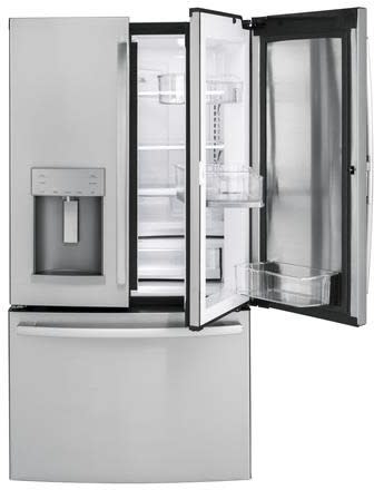 GE GFD28GYNFS 36 Inch French Door Refrigerator with 27.7 cu. ft ...