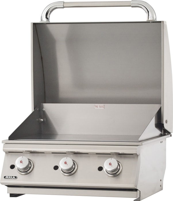 Bull 97009 24 Inch Built-In Commercial Gas Griddle with 319 sq. in ...