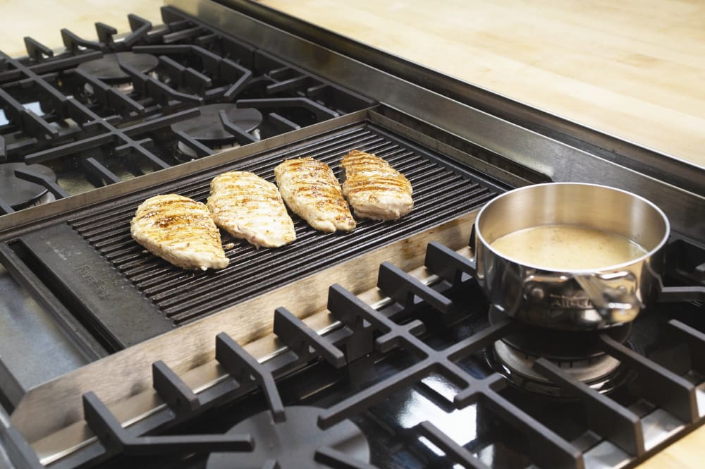 FiveStar WTN5267W 48 Inch Freestanding Dual Fuel Range with 6 Open ...