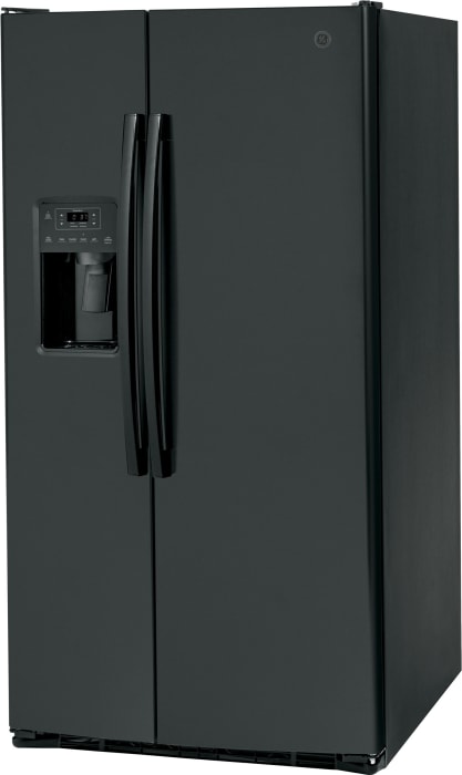 GE GSE25GGPBB 36 Inch Freestanding Side by Side Refrigerator with 25.3 ...