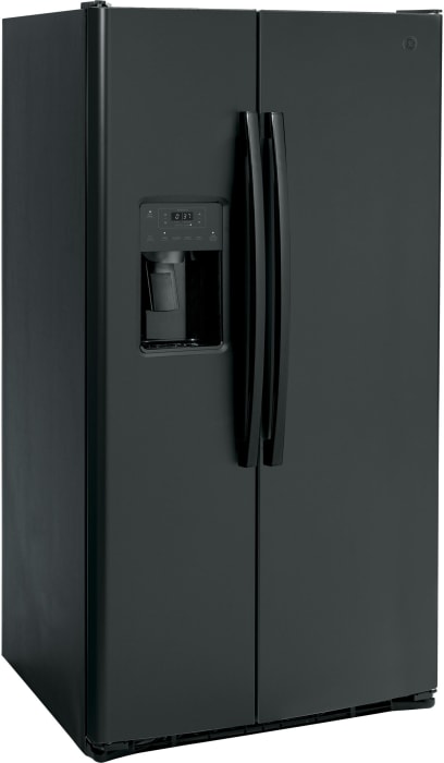 GE GSE25GGPBB 36 Inch Freestanding Side by Side Refrigerator with 25.3 ...