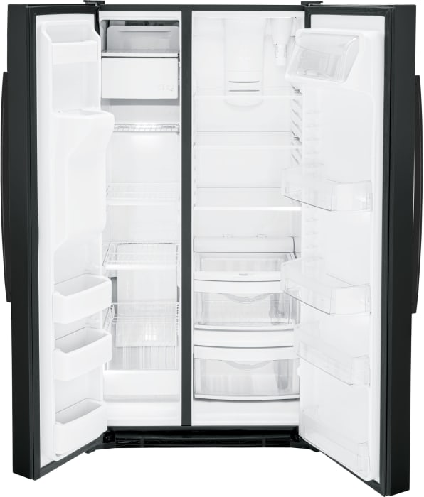 GE GSS25GGPBB 36 Inch Side-by-Side Refrigerator with 25.3 Cu. Ft ...