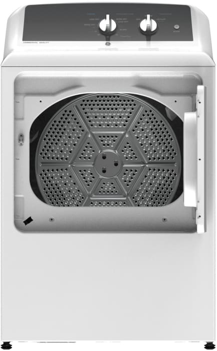 GE GTX52GASPWB 27 Inch Gas Dryer with 6.2 Cu. Ft. Capacity, 3 Dry Cycle ...