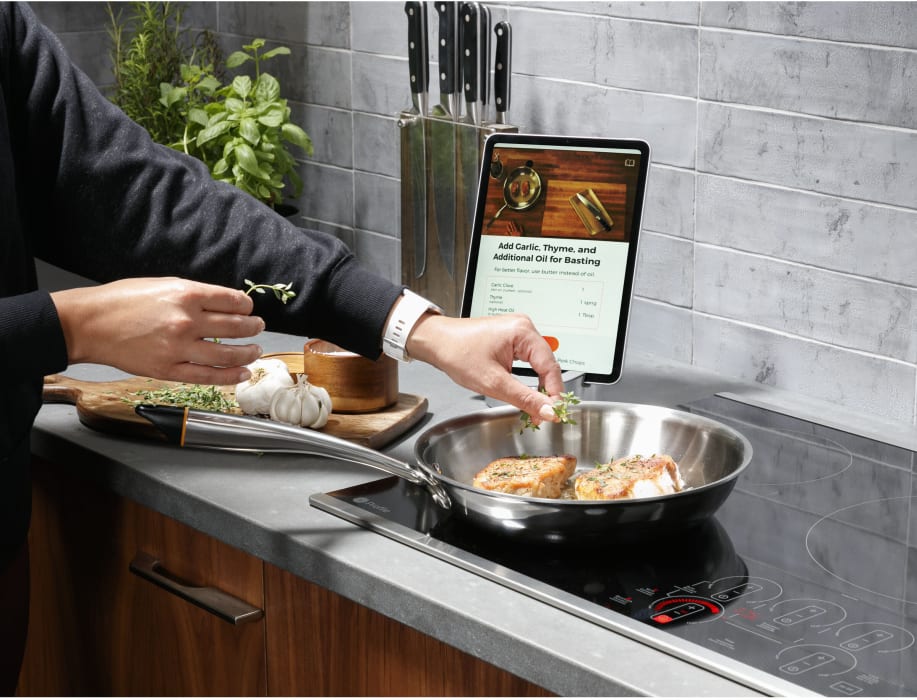 GE PHP9036STSS 36 Inch Induction Smart Cooktop with 5 Elements, Smooth ...