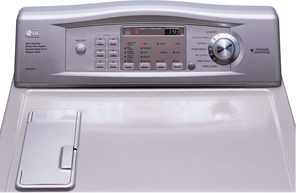 LG WM2032HS 27 Inch Front Load Washer w/ 3.72 Cu. Ft. Capacity, 7 ...