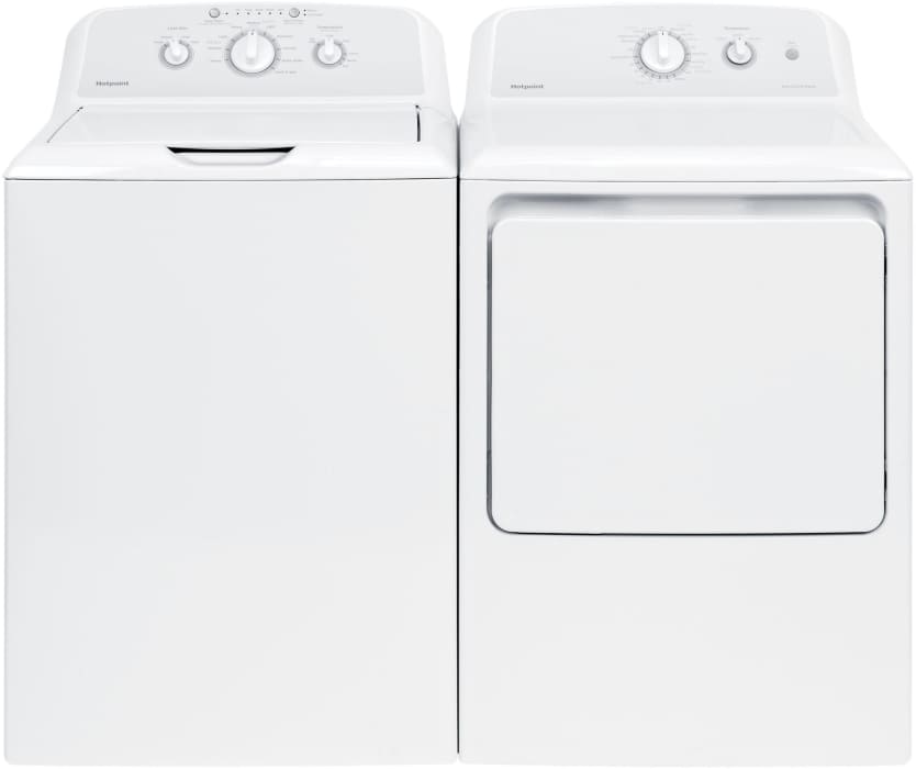 Hotpoint HTW240ASKWS 27 Inch Top Load Washer with 3.6 cu. ft. Capacity ...
