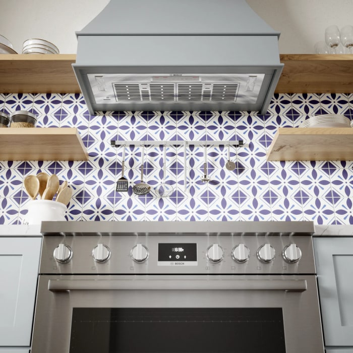 Bosch HUI86553UC 36 Inch Custom Insert Smart Range Hood with 4-Speed ...
