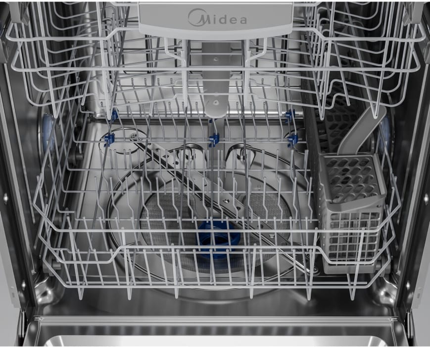Midea MDT24H2AST 24 Inch Fully Integrated Dishwasher with 14 Place ...