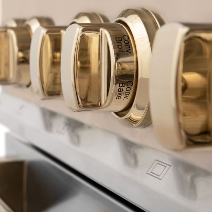 ZLINE RAZ48G 48 Inch Freestanding Autograph Edition Dual Fuel Range ...