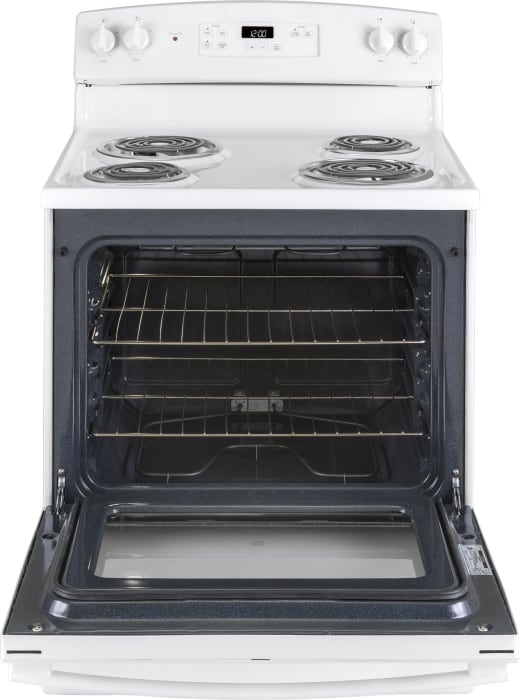 GE JBS30DKWW 30 Inch Freestanding Electric Range with Dual-Element Bake ...