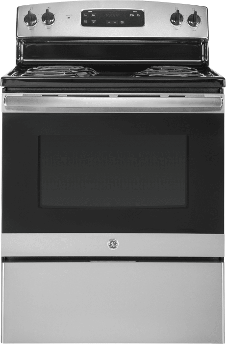 GE JBS30RKSS 30 Inch Freestanding Electric Range with Dual-Element Bake ...