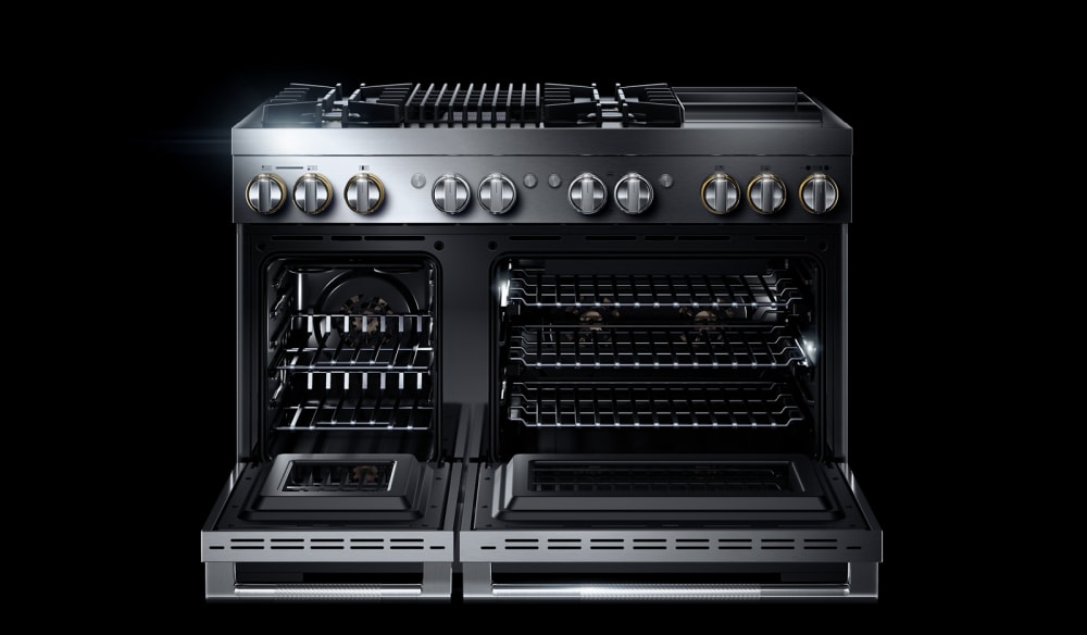 JennAir JDRP748HL 48 Inch Smart Dual Fuel Professional Range with WiFi ...