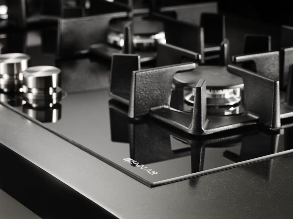 JennAir JGC2536EB 36 Inch Gas Cooktop with 5 Sealed Burners, Ceramic ...