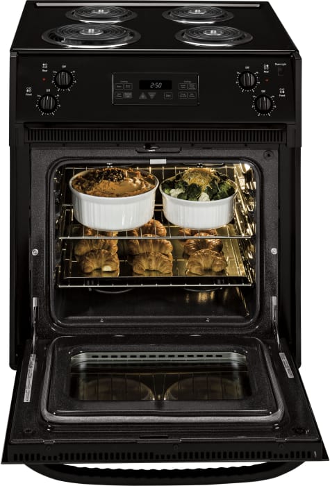GE JM250DTBB 27 Inch Drop-in Electric Range with 4 Coil Burners, 3.0 cu ...